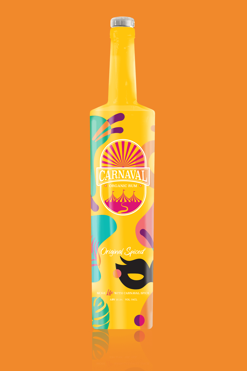 Carnaval Organic Spiced Rum - 70cl / 37.5% ABV – Carnaval Rum